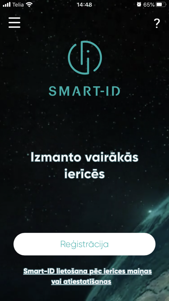 1. posms: veidlapu aizpildīšana - Smart-ID