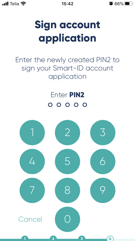 Stage 3: linking the account with you - Smart-ID